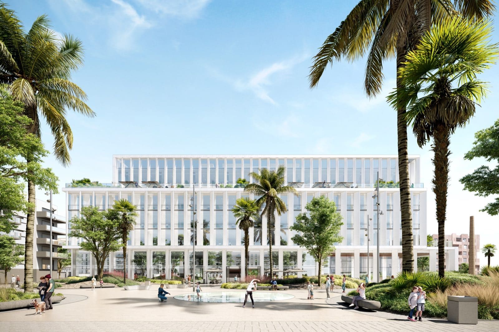 ÁGORA. Propuesta ganadora para un edificio de oficinas en Málaga — DPYA ...